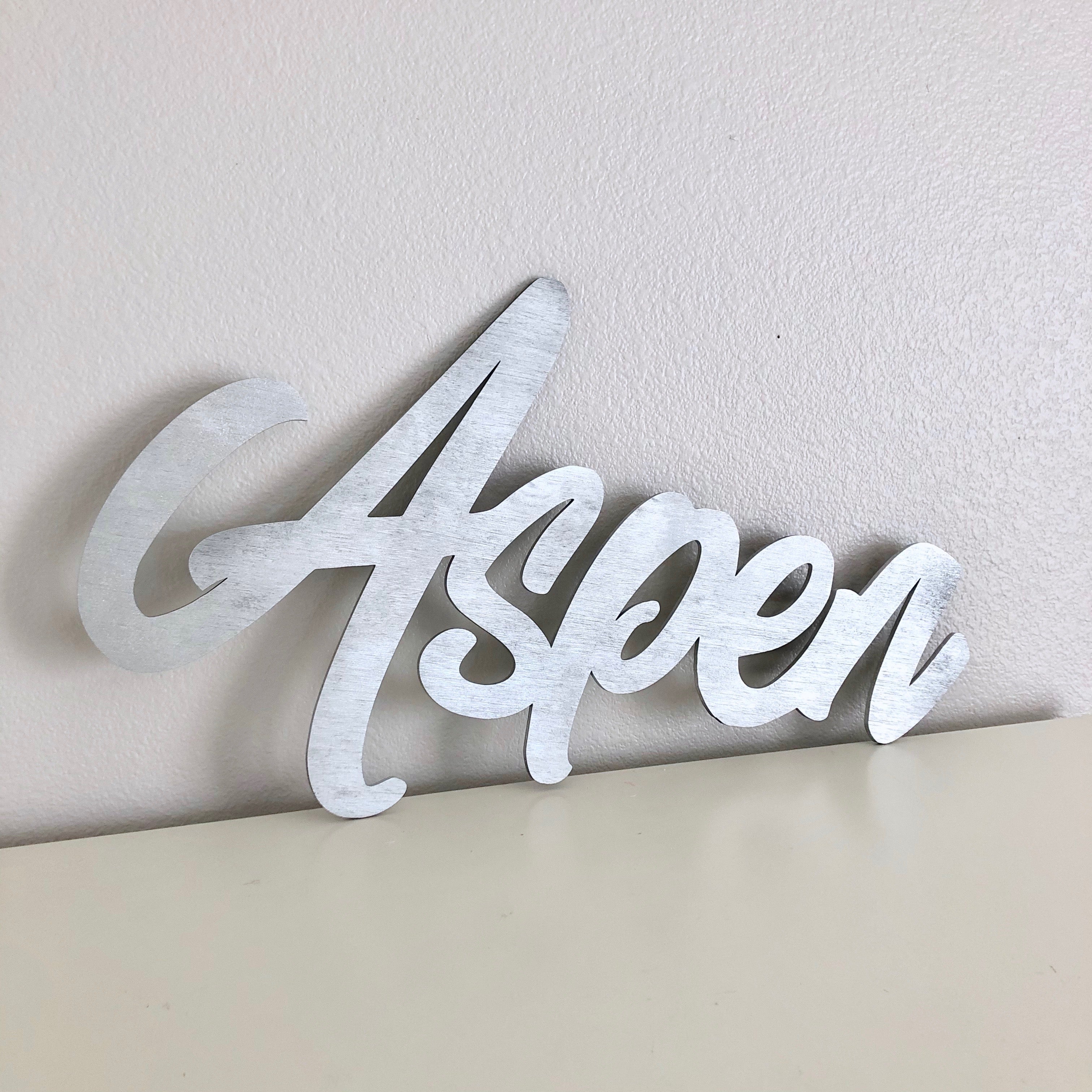 Wood Name Sign Baby Name Sign Wall Name Sign Decor Personalized Sign ...